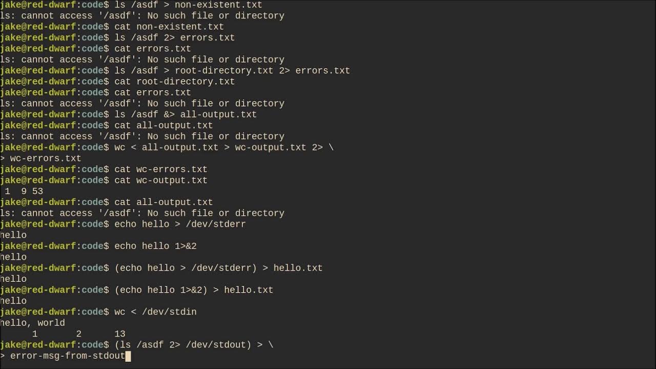 Linux System Programming Techniques| 2. Making Your Programs Easy to Script - YouTube
