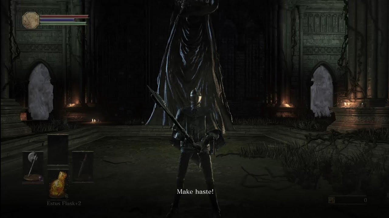 DS3 - Halflight - SL1/No Rolling/Rings/Buffs/Blocking/Parrying - YouTube