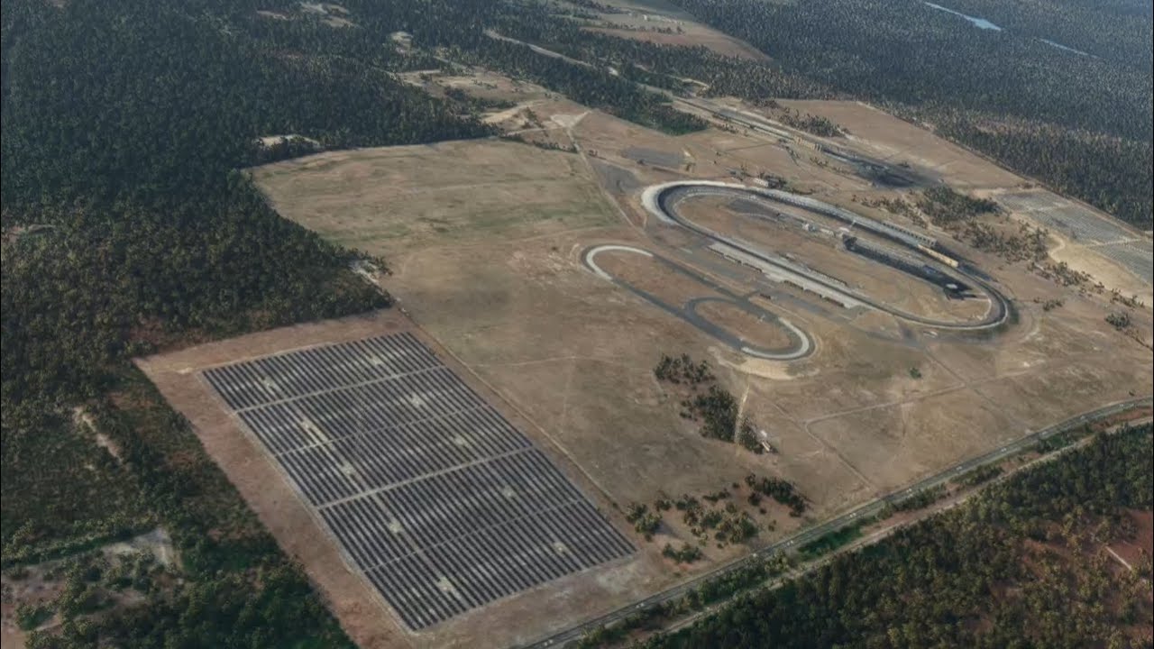 14. Flying over Rockingham Speedway on Microsoft Flight Simulator - YouTube