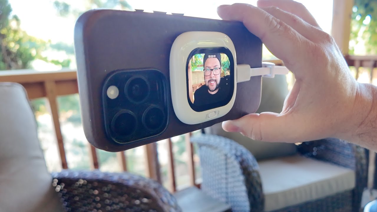 Mini Phone Vlog Selfie Monitor Screen, Phone Holder Clip Mount for Rear ...