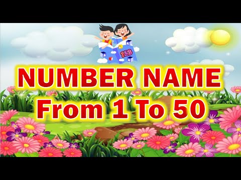 Number Names 1 To 50 |Number Spelling 1 to 50|Number Name|1 to 50 ...