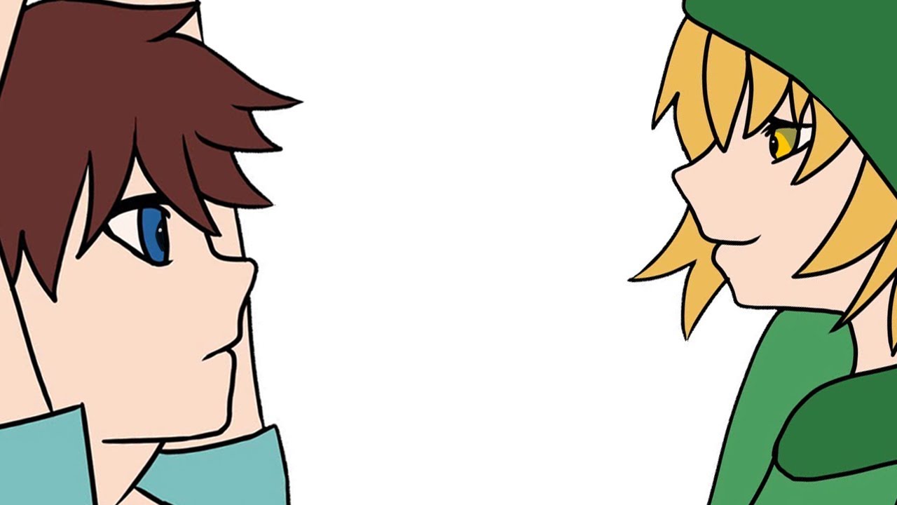 Minecraft Creeper Girl And Steve