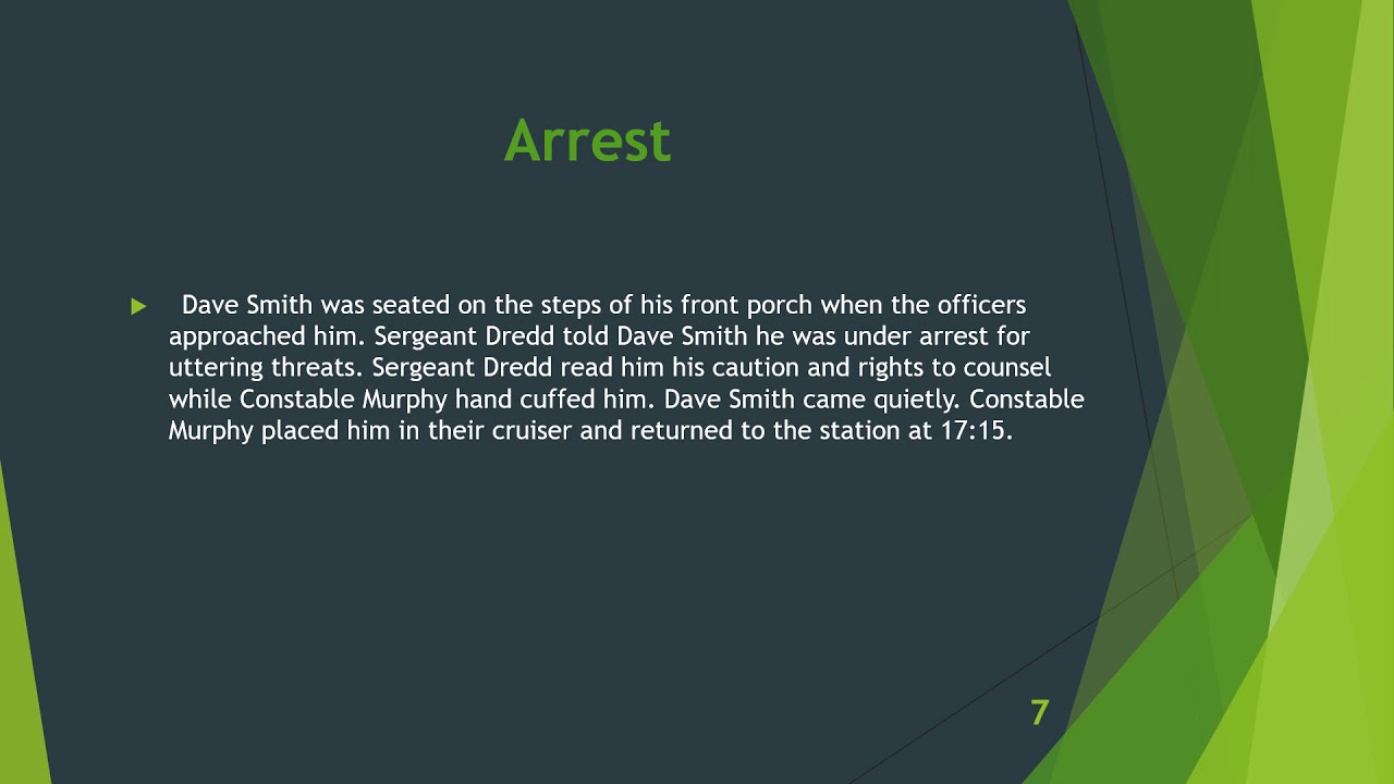 Crown Brief Algonquin college - YouTube