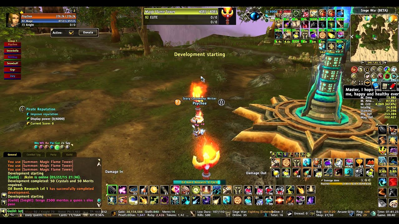 Runes of Magic Siege War Magioss (Palenque) vs Tarrasque (Artemis) 5/22 ...