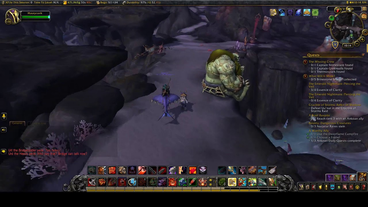 3D-Games: The Empress's Approach Explore Nazjatar WoW - YouTube