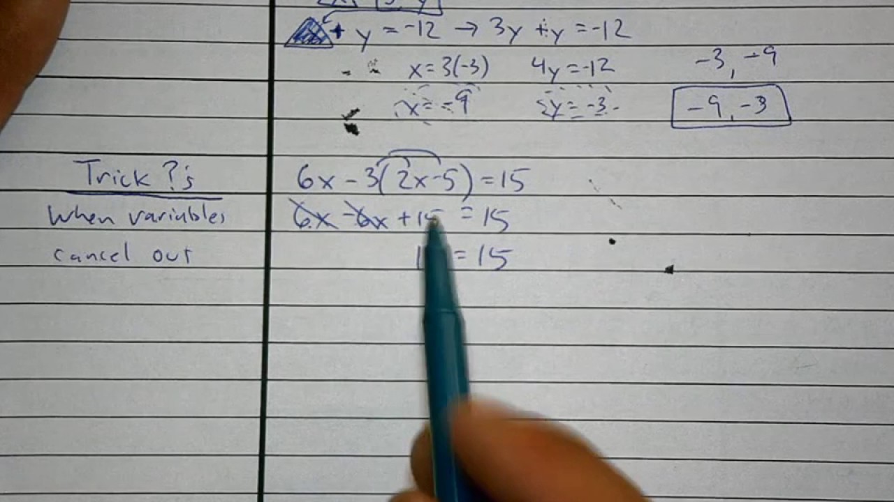 Math 1 Unit 4 2 Classroom Lesson pt 2 Paramo - YouTube