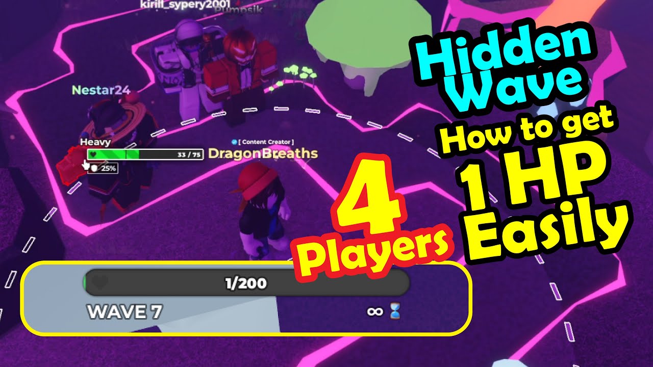 tds hidden wave How to Get 1 HP 4 Players EASY Awakened Fallen King ...