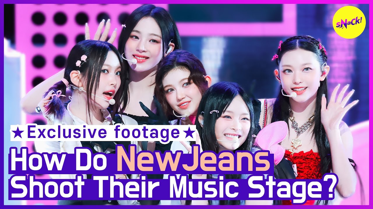 [EXCLUSIVE] How do NewJeans shoot their music stage? (ENG) - YouTube