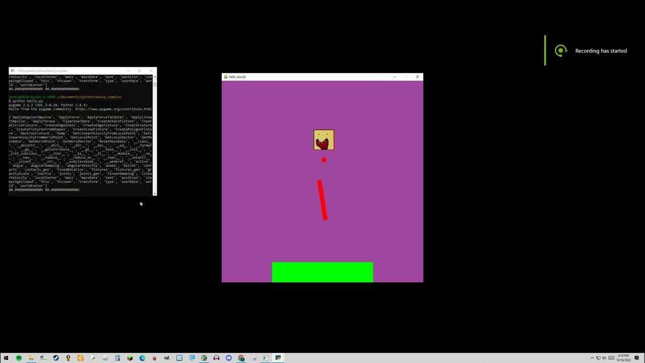 Box2D experimentation 3 - YouTube