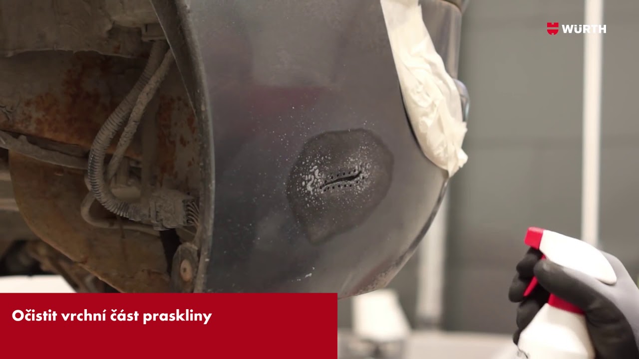 Würth / Opravy plastu: Lepidlo REPLAST Easy - YouTube
