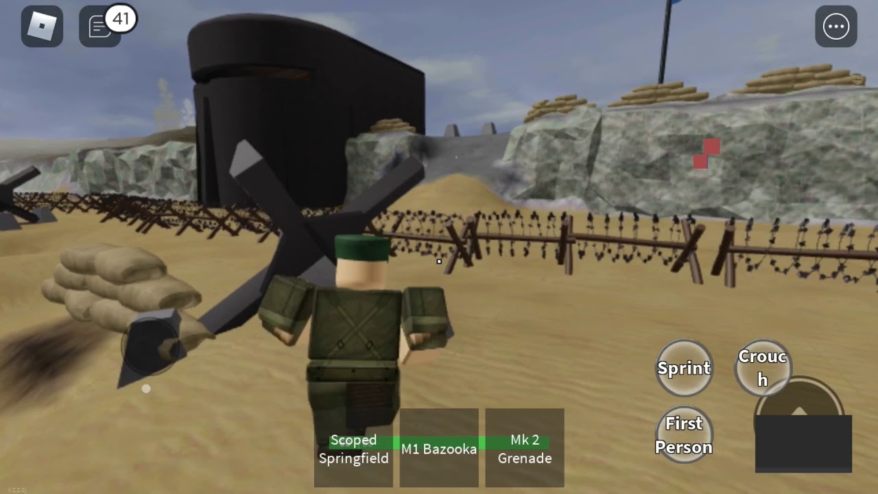 playing D day in roblox - YouTube