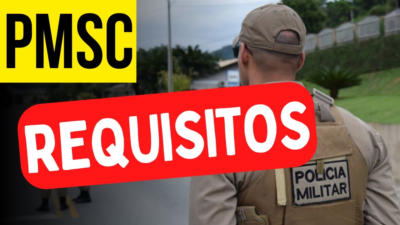 Concurso PM SC: Quais os requisitos para soldado da PMSC - YouTube