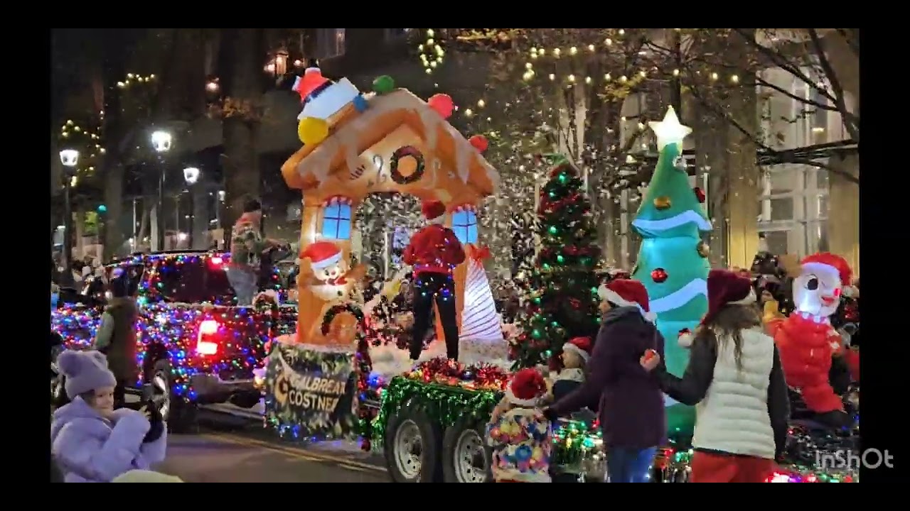Christmas parade 2024 in Greenville, SC - YouTube