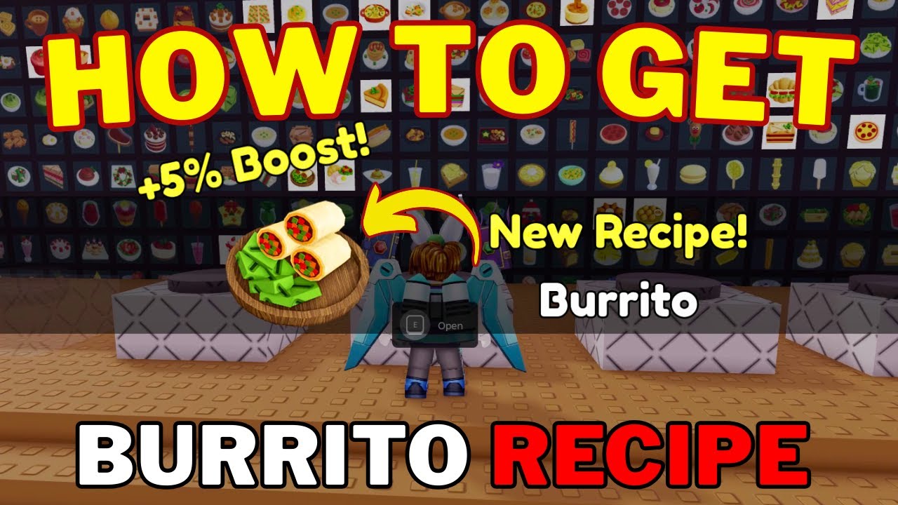 How To Make BURRITO in Craft Food | Burrito Food Recipe | Roblox - YouTube