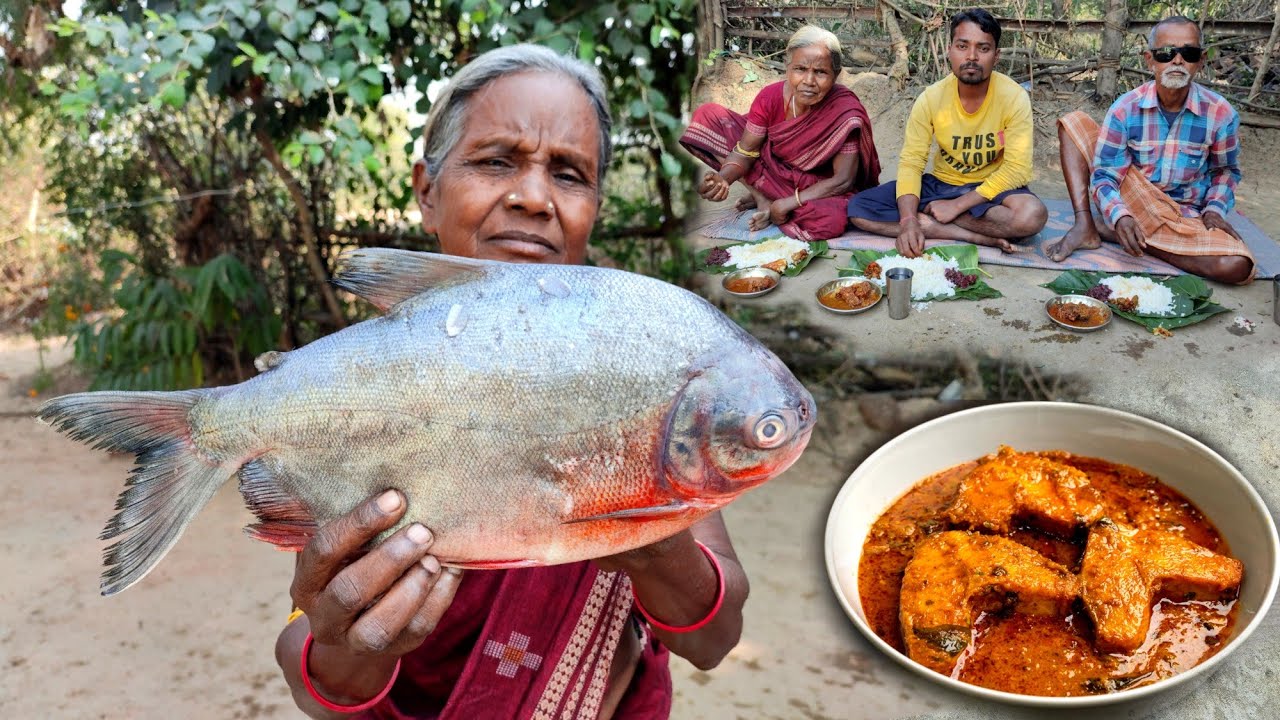 Rupchand Fish Curry Recipe Cooking & Eating Village Style |Fish Recipe ...