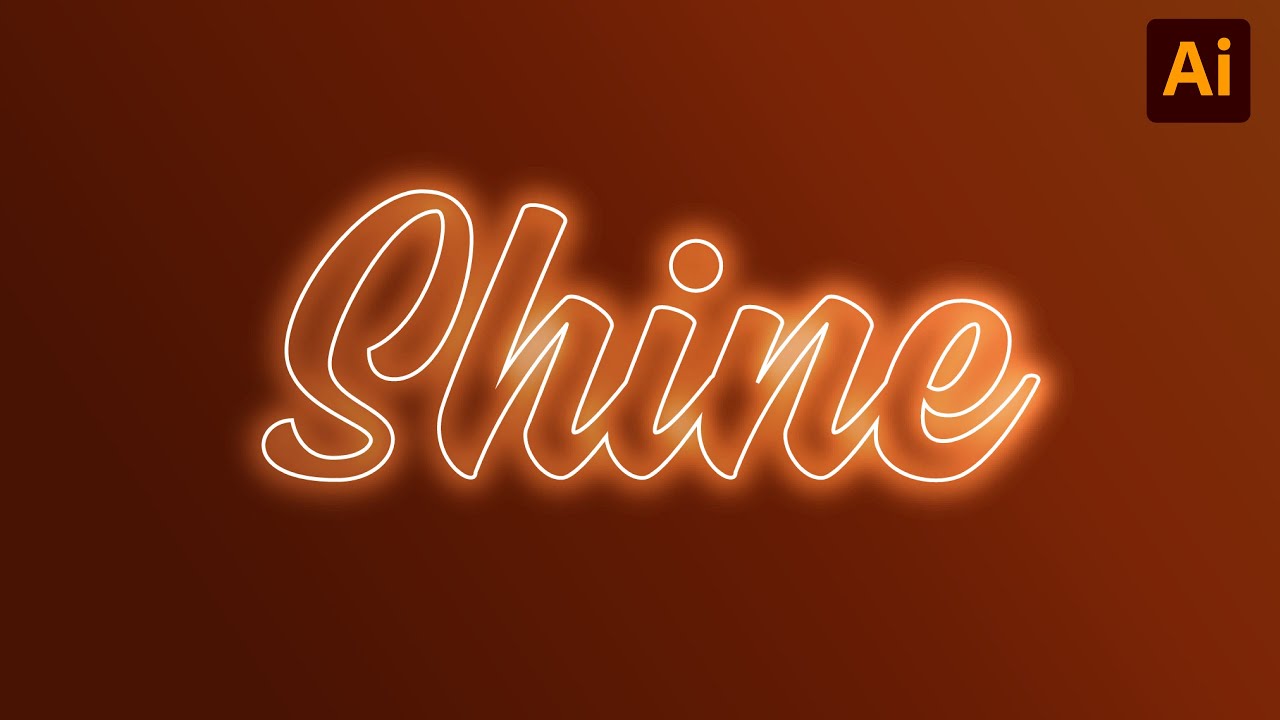 Illustrator Tutorial - How to Add a Professional Shine Effect in Adobe ...