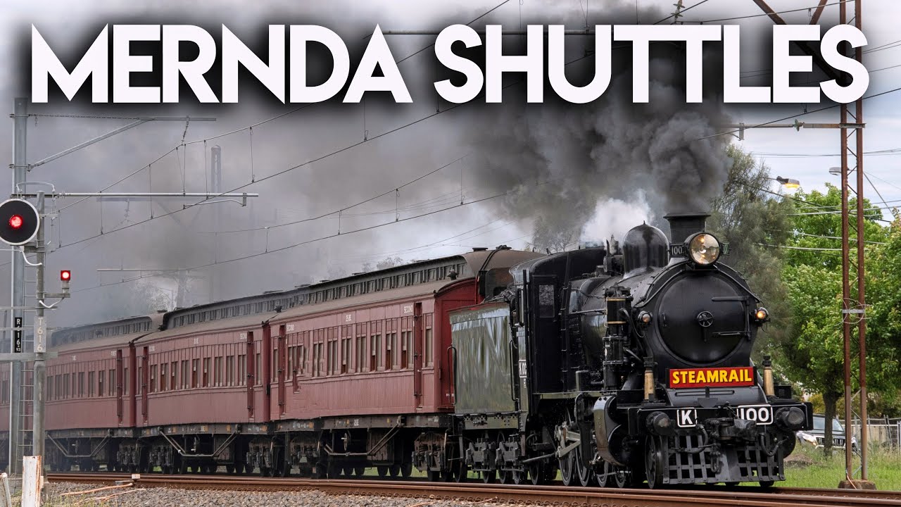 K100 Returns to Mernda! (Steamrail Victoria's Mernda Shuttles) | K100 ...