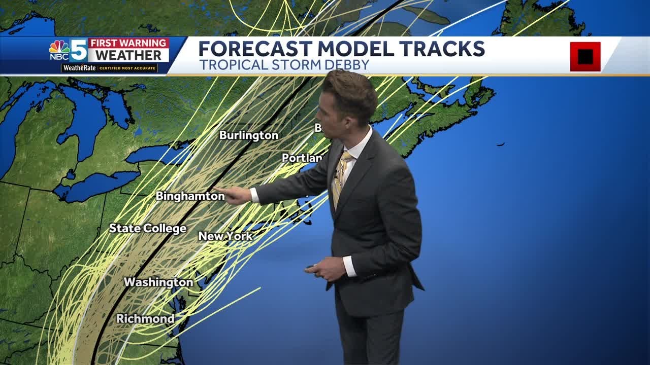 Video: Mostly dry Thursday, Debby arrives Friday (8-07-24) - YouTube