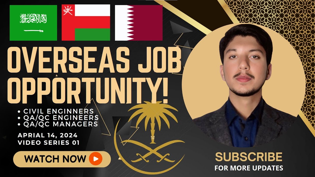 Civil Engineer Jobs in Saudi Arabia, Oman, and Qatar Await – Don't Miss ...