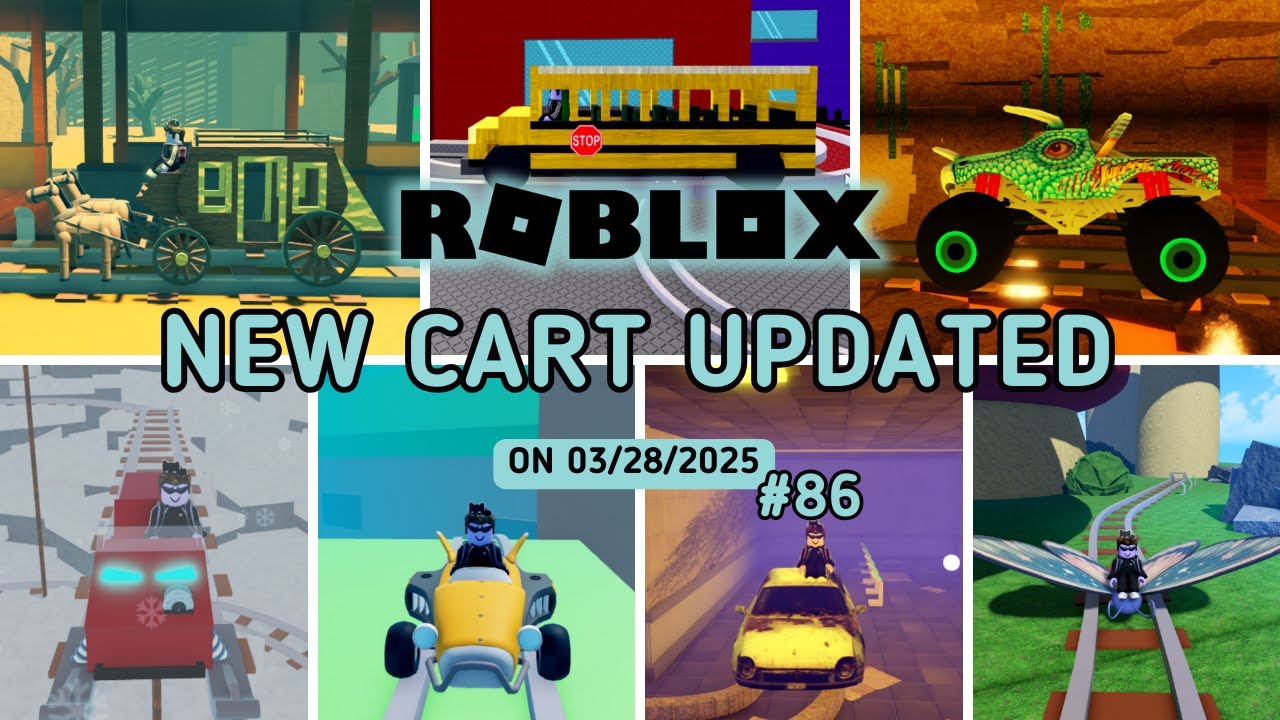 Roblox | Create a Cart Ride | New Carts Updated on 03/28/2025 #86 - YouTube