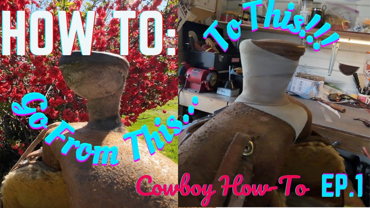 How to Build Up a Saddle Horn with Bondo - YouTube