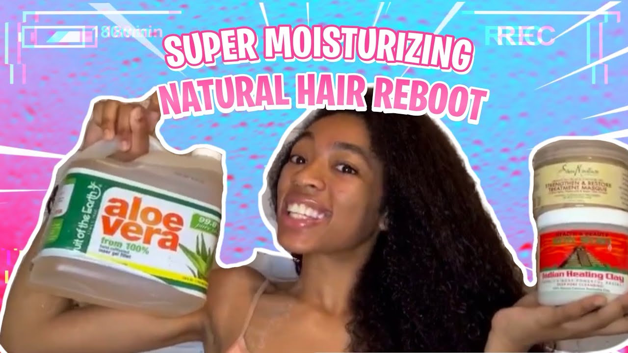 Aztec Clay Mask, Aloe Vera and Shea Moisture Hair Treatment | Kaci ...