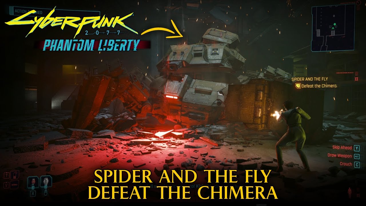 Spider and The Fly Mission - Defeat the Chimera | Cyberpunk 2077 ...