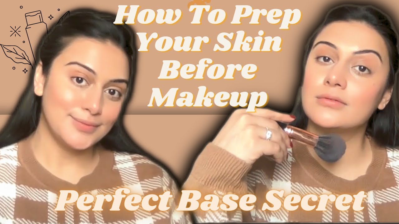 How to prepare your skin before makeup| Winter Skincare Routine| Glowy ...