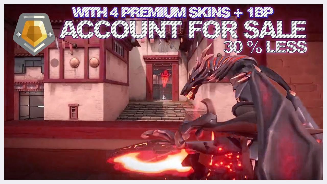 Valorant account for SALE with premium skins and Battlepass | GOLD 2 ...
