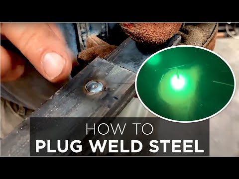How to Plug Weld Steel - YouTube