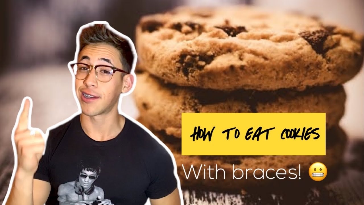 How to eat cookies with braces! - YouTube