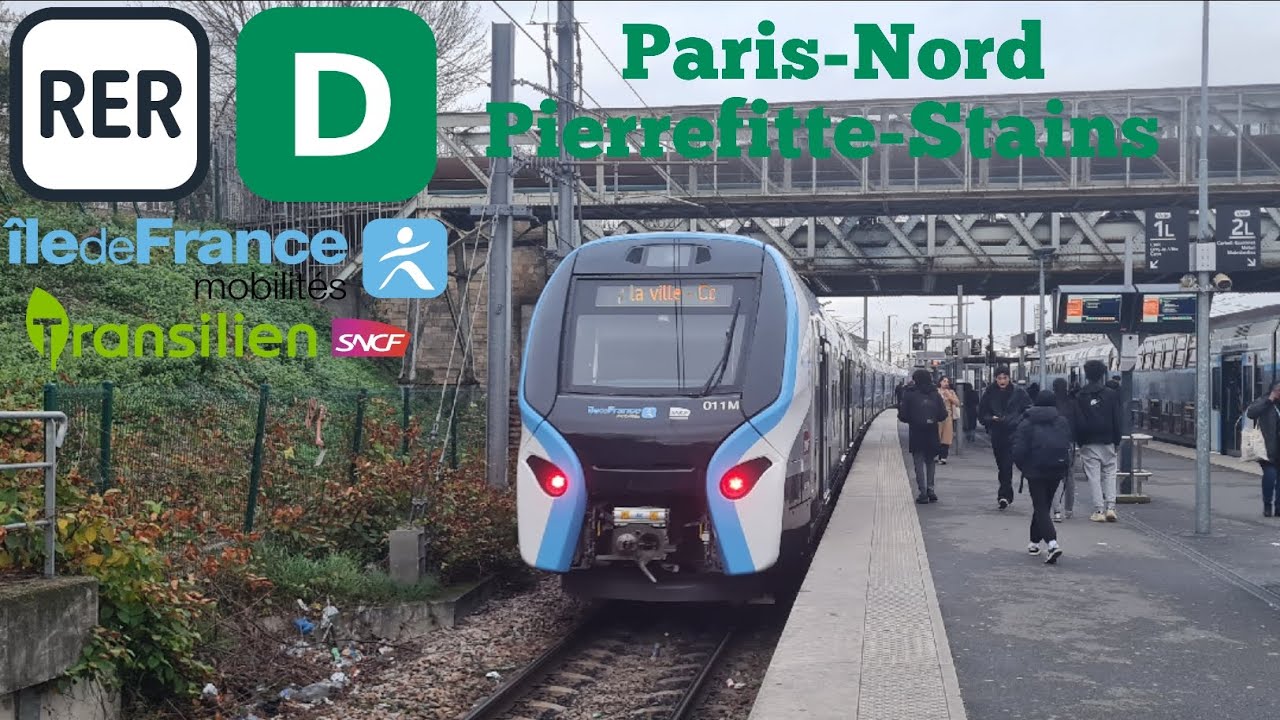 RER D RER NG Z58500 Le Trajet Entre Paris-Nord ️Pierrefitte-Stains ...