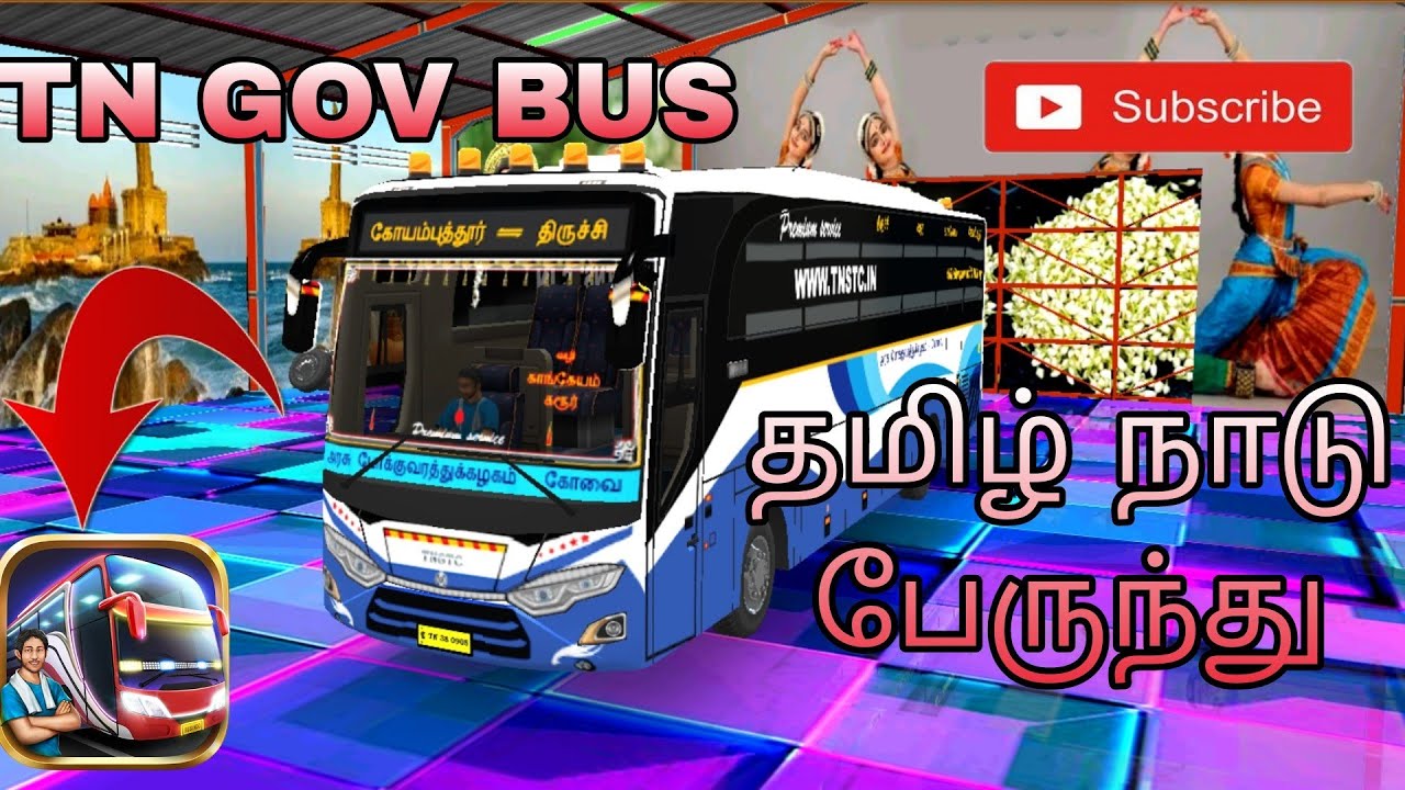 TN GOV BUS|அரசு பேருந்து| |BUS SIMULATOR INDONESIA - YouTube