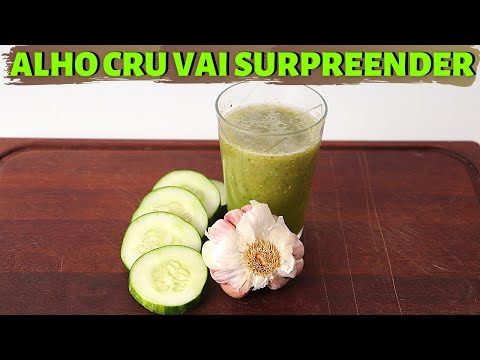 UM ALHO POR DIA Neste Suco De Pepino e Não Vai Querer Outra Receita
