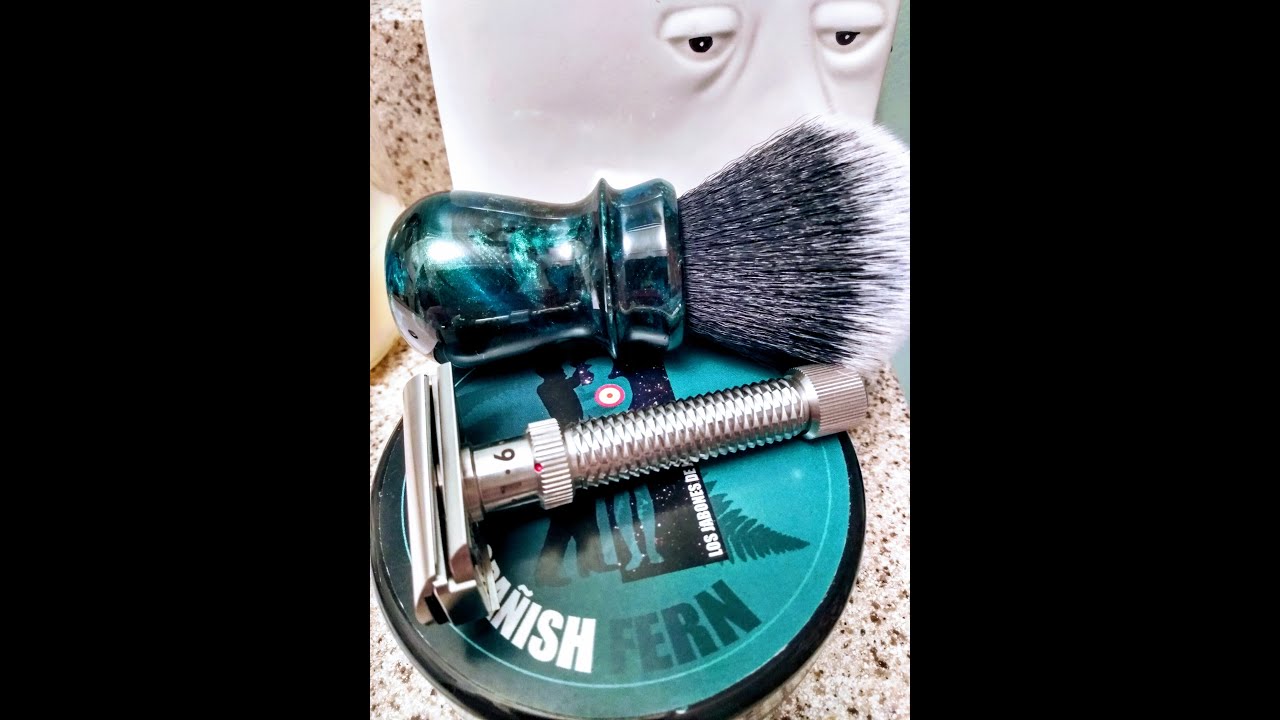 Shave Video # 258 3rd shave Rex Konsul Adjustable Slant Razor (Setting ...