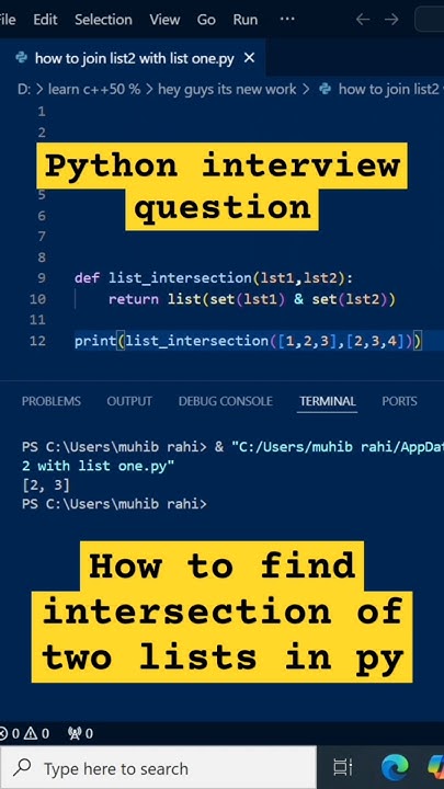python interview questions and answers _ python interview _ python full course _ python # ...