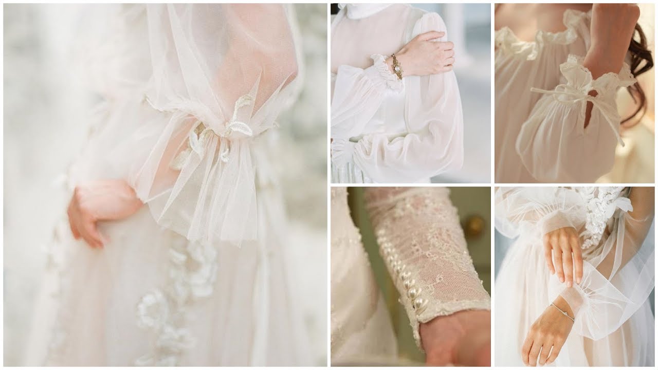 Latest white suit sleeves designs / New white sleeves designs 2019 ...