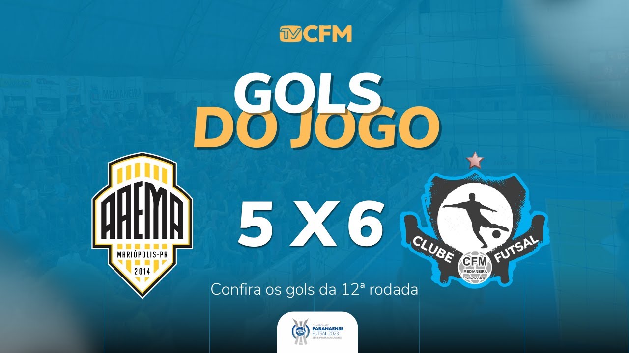 AAEMA Mariópolis 5x6 CFM Medianeira F Uniguaçu - 12ª Rodada Série Prata ...