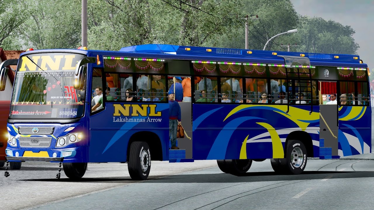 🎀TN PRIVATE NEW BUS NNL💥 SUPER FAST🔥 | SMOOTH RIDE 💚DRIVING ON ETS2 ...