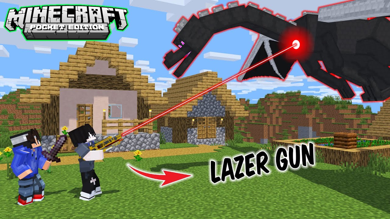 LASER GUN TESTING sa Minecraft PE - YouTube