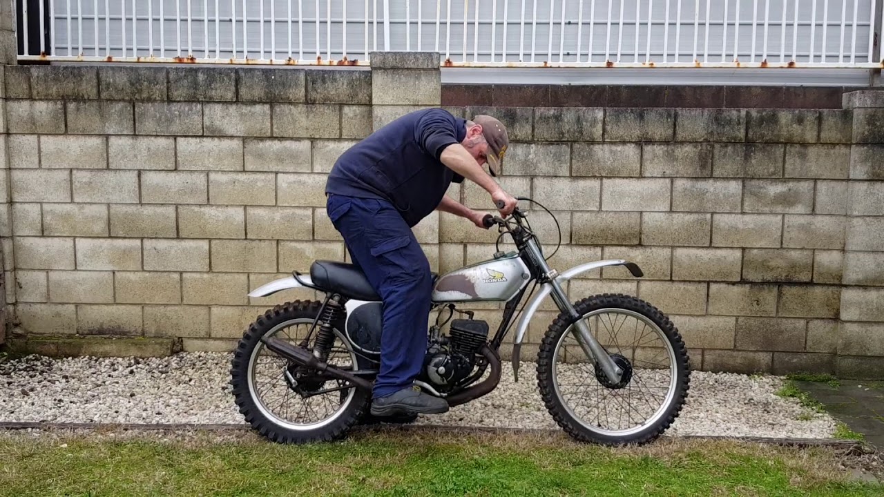 Honda Elsinore CR125M 1974 vintage motorcycle - YouTube