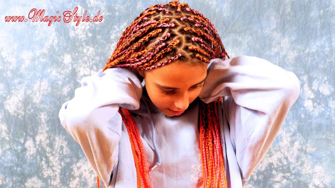 Bikos Big Braids in Orange Crush Ombre! Lange Rastazöpfe in Pink ...