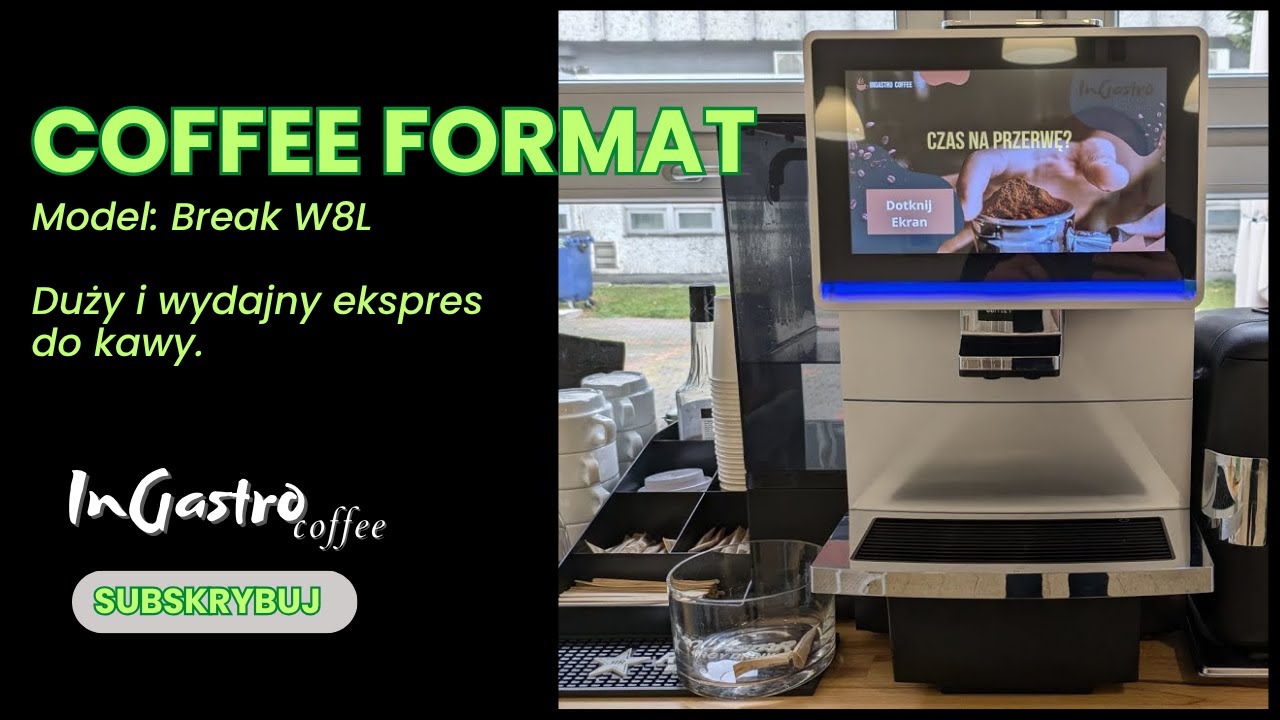 Coffee Format Break W8L - automatyczny ekspres do kawy / Dr. Coffee ...