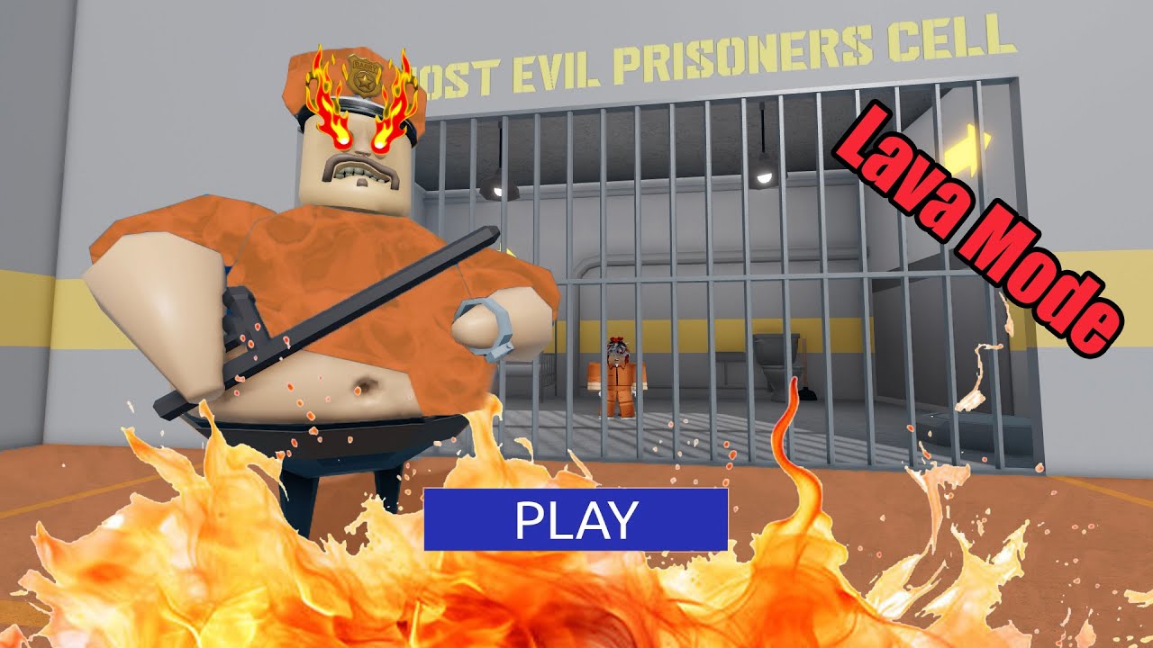 Roblox Escape Obby | ( Lava Mode ) Barry Prison run obby - Full game ...