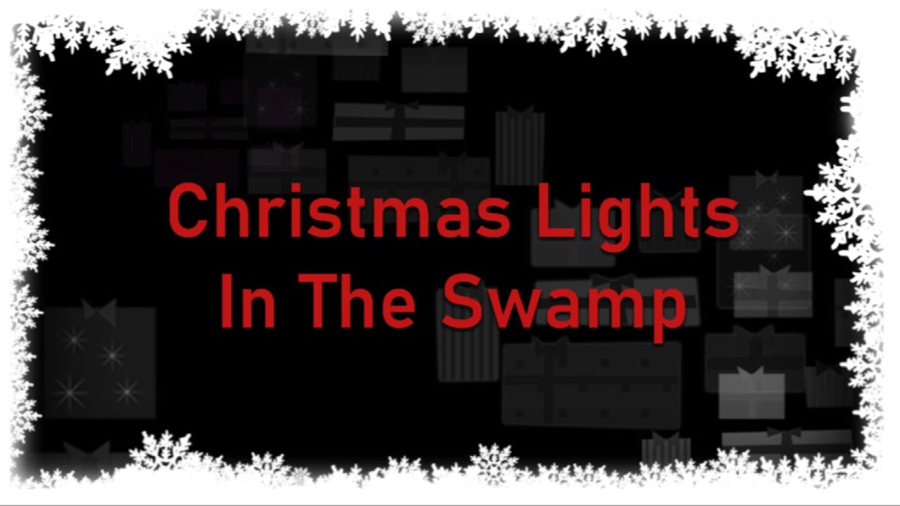 Christmas Lights In The Swamp - YouTube