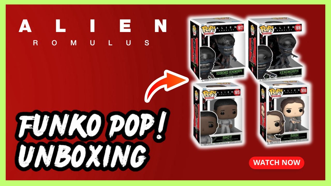Alien Romulus Funko Pops Enthüllt - Unboxing im Livestream! - YouTube