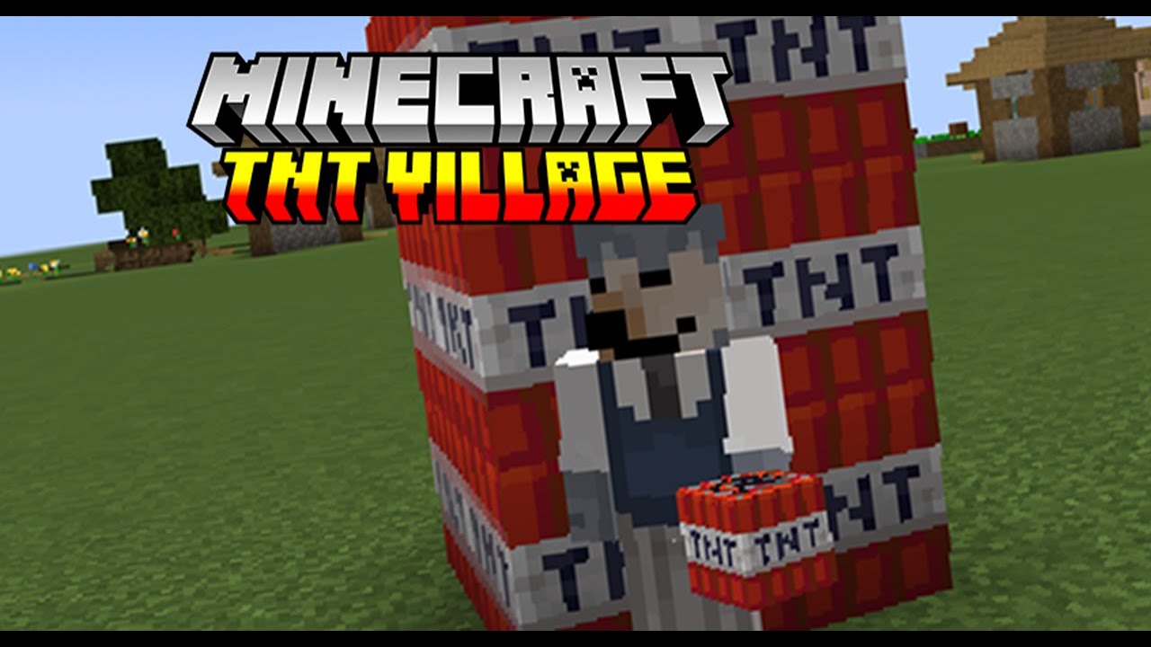 Minecraft - TNT Village - YouTube