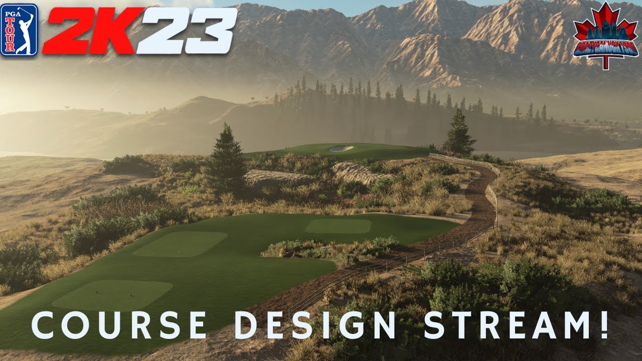 PGATour 2K23 COURSE DESIGN STREAM - STARTING A NEW COURSE - YouTube