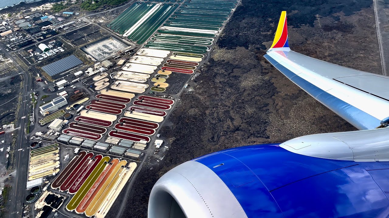 [4K] – Skittles Factory Spotted Departing Kona – Southwest – Boeing 737 ...