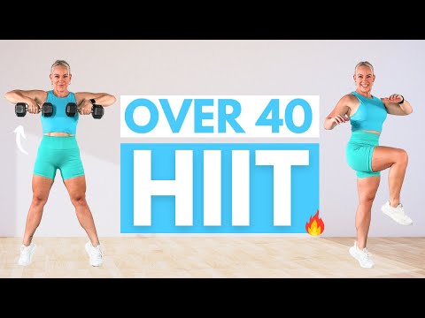40 Minute HIIT WORKOUT OVER 40 | No Repeat